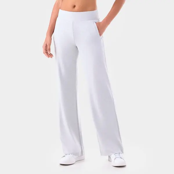 TAVI Brushed Tec Knit Wide Leg Pant - Ash