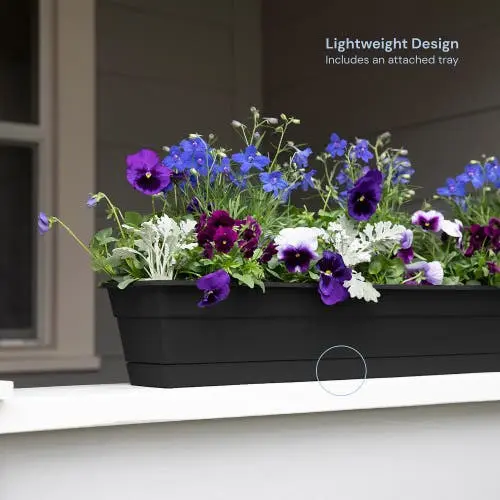 BLOEM 30 Inch Dura Cotta Window Box Planter