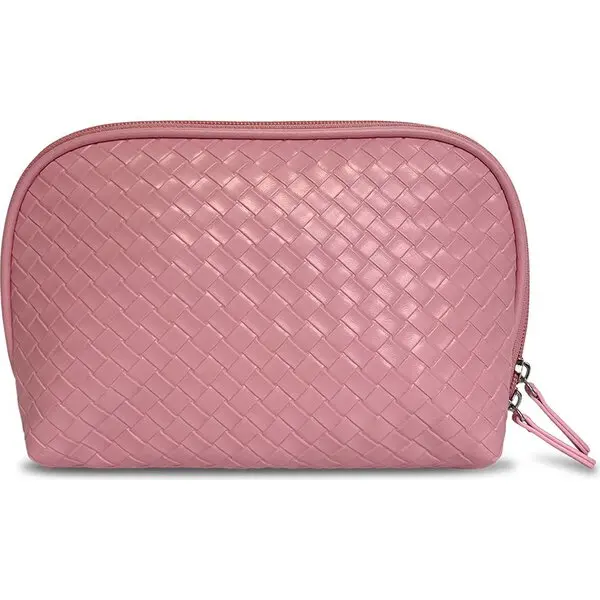 YOUZEY The Cove Woven Cosmetic Bag - Pink
