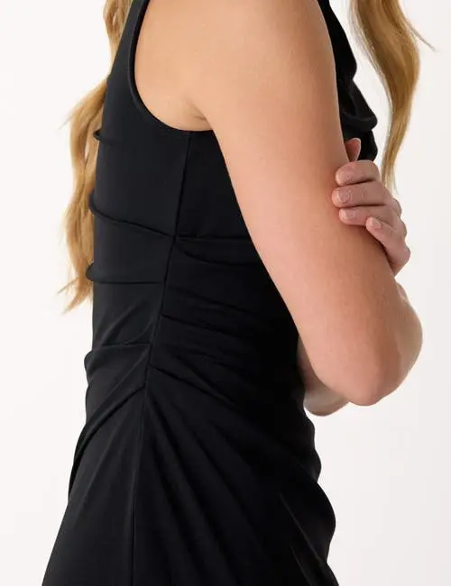 Whistles Jersey Crepe Asymmetric Dress