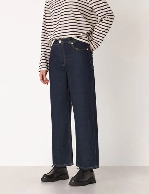 Whistles Wide Leg Ankle Length Jeans