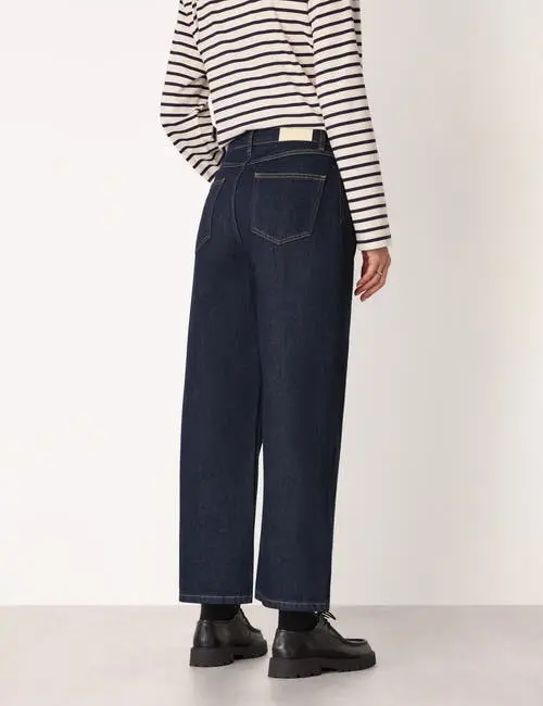 Whistles Wide Leg Ankle Length Jeans