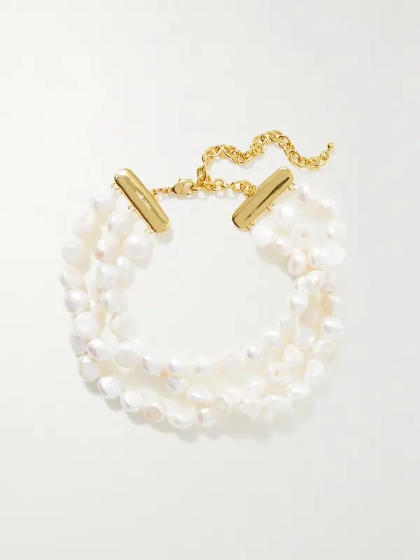 Cult Gaia Nora Pearl Choker - Neutrals