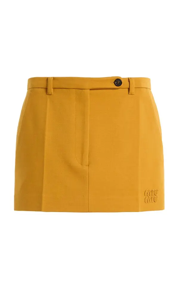 Miu Miu Micro-mini Skirt - Black