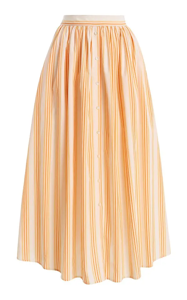 Rosie Assoulin Easy Does It Skirt - Orange