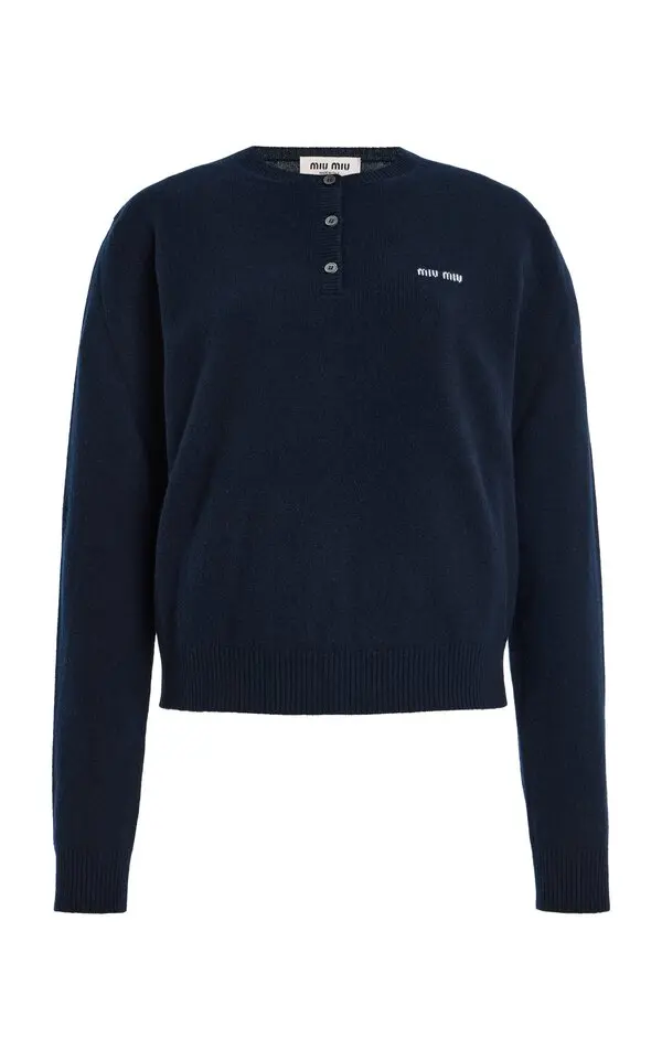 Miu Miu Cashmere Crewneck Sweater