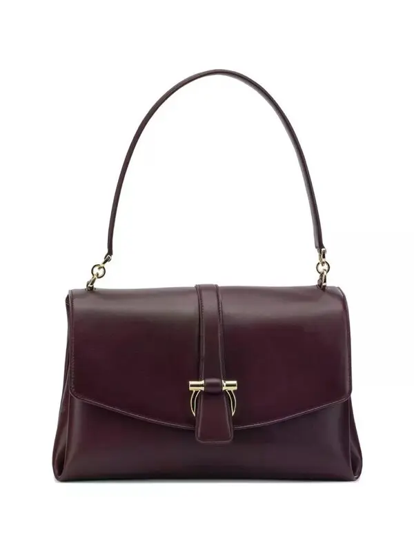 FERRAGAMO Buckle Leather Tote Bag