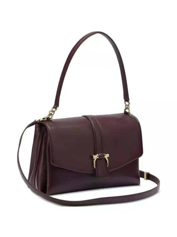 FERRAGAMO Buckle Leather Tote Bag
