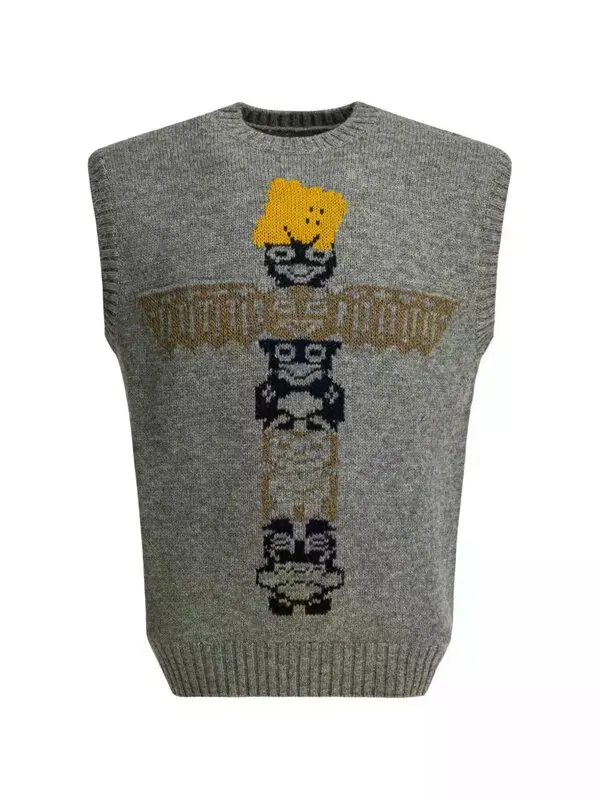 Kapital Graphic Knit Sweater