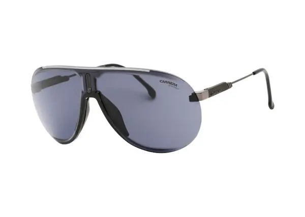 Carrera Eyewear Super Champion Aviator Sunglasses - Ruthenium Black/gray (super Champion/v8i 2k)