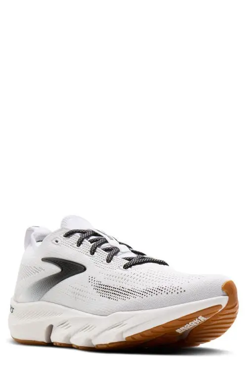 Brooks Glycerin Flex Running Sneakers - White/black/gum