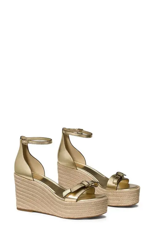 Kate Spade New York Metallic Espadrille Wedge