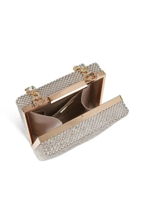 Badgley Mischka Billie Crystal Mini Box Clutch