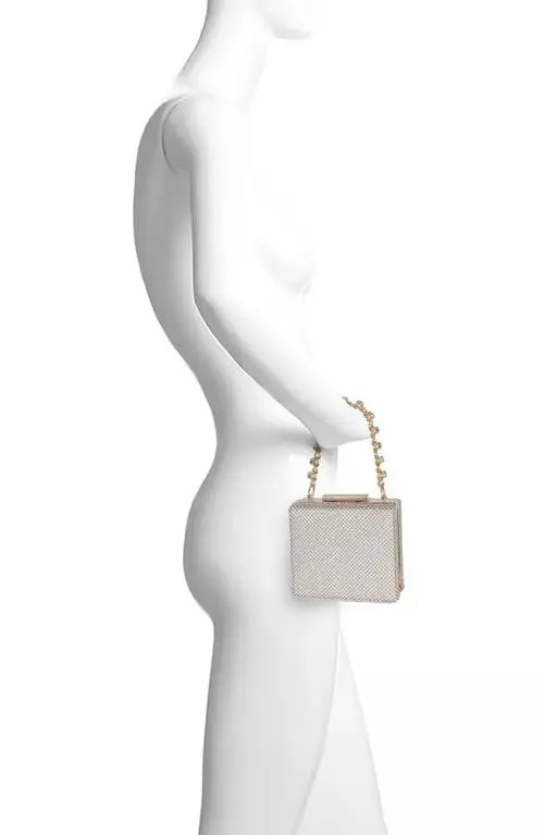 Badgley Mischka Billie Crystal Mini Box Clutch