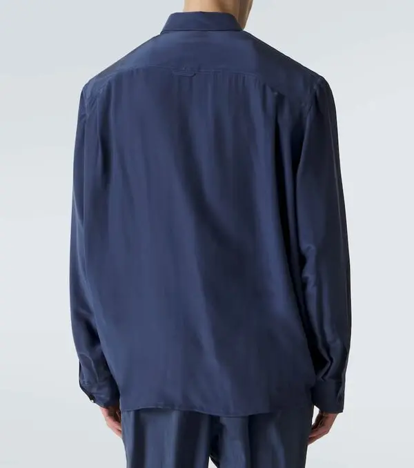 Saint Laurent Long-sleeved Shirt - Blue