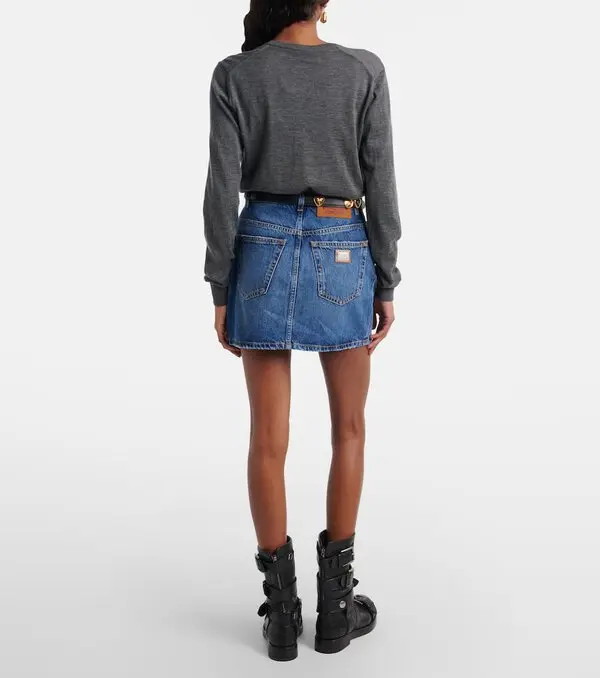 Dolce & Gabbana Denim Mini Skirt