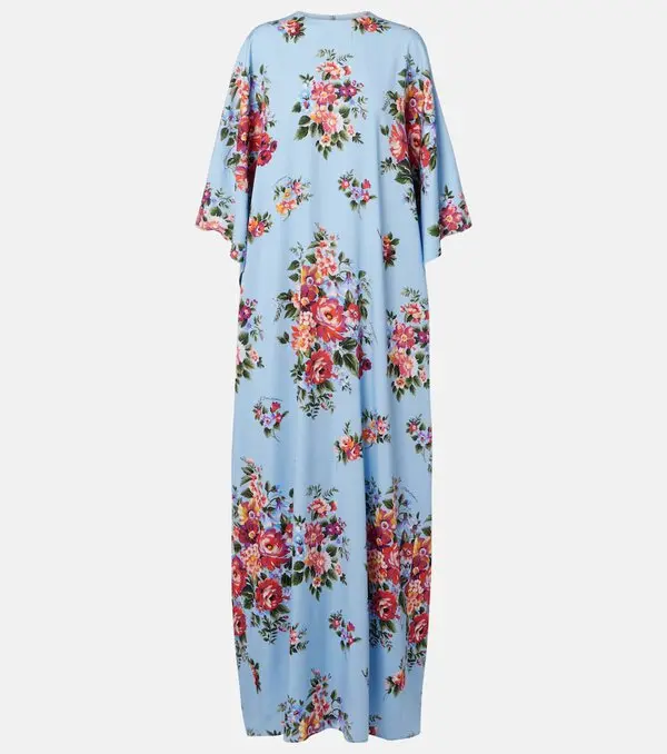 Dolce & Gabbana Floral Silk-blend Kaftan