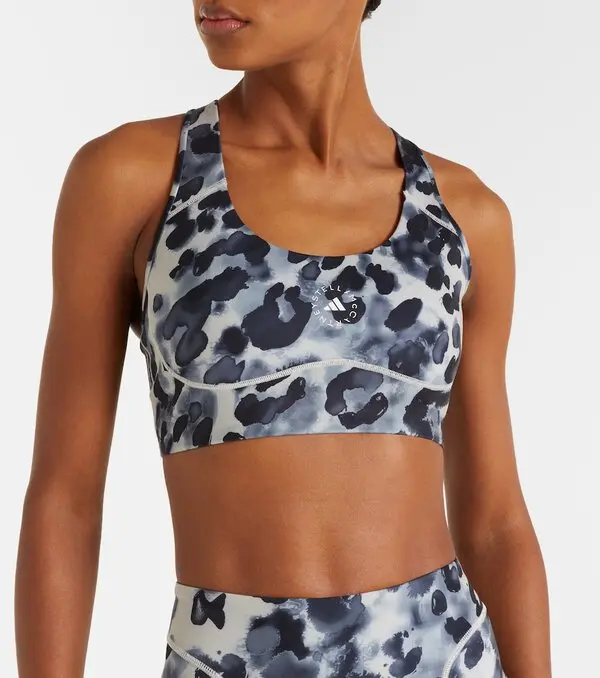 Adidas By Stella McCartney Printed Sports Bra
