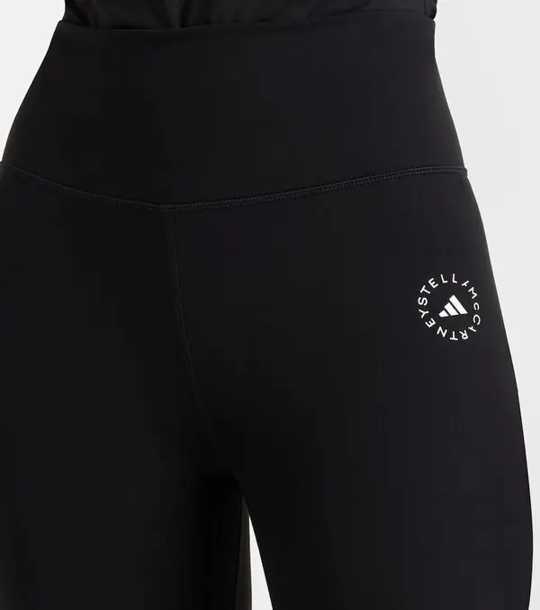 Adidas By Stella McCartney Technical Flared Leggings - Black