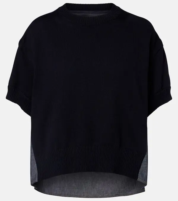 Sacai Cotton-blend Top