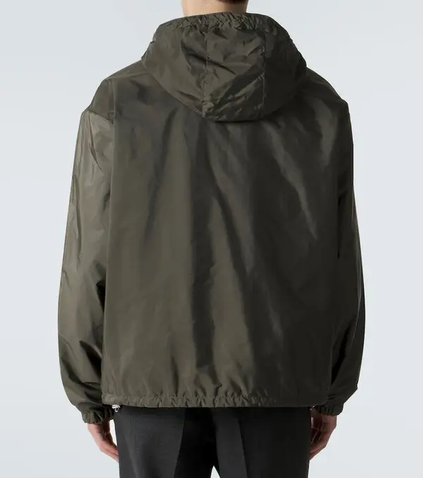 Prada Re-nylon Reversible Leather-trimmed Jacket