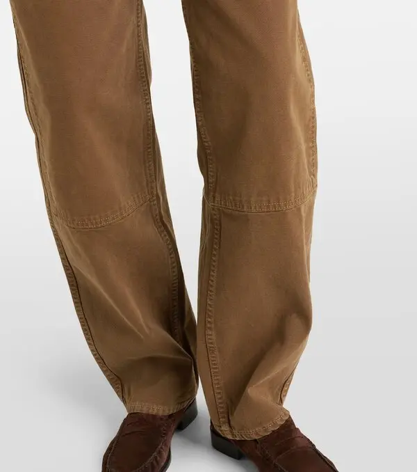 SLVRLAKE Tess Tapered Jeans - Brown
