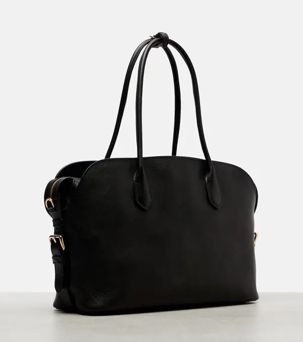 Prada Leather Tote Bag - Black