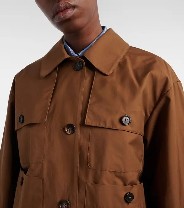 Max Mara The Cube Bouquet Cotton-blend Twill Jacket