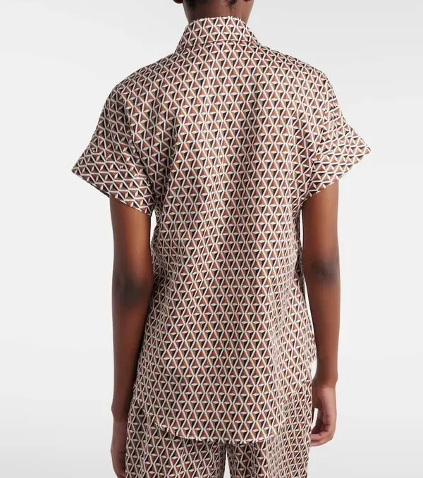 Max Mara Crea Printed Cotton Shirt