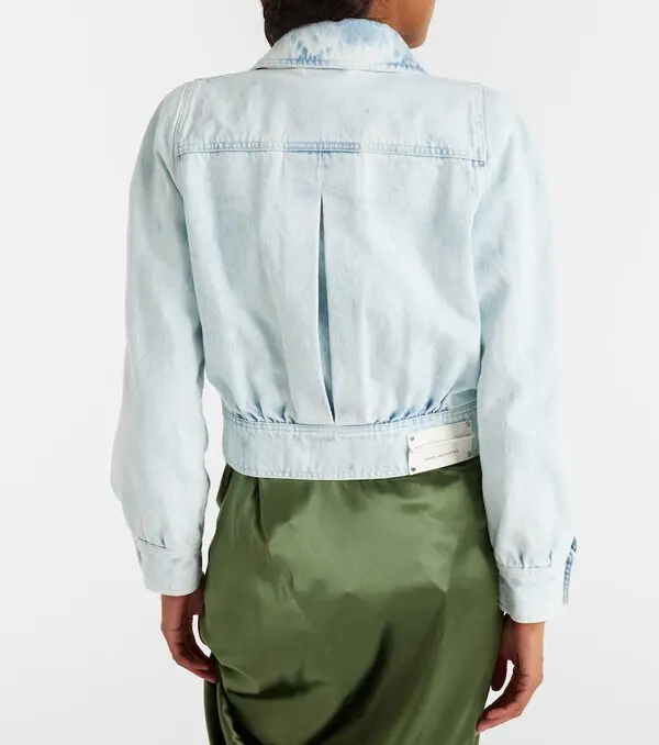 Dries Van Noten Cropped Denim Jacket