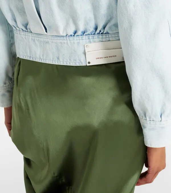 Dries Van Noten Cropped Denim Jacket