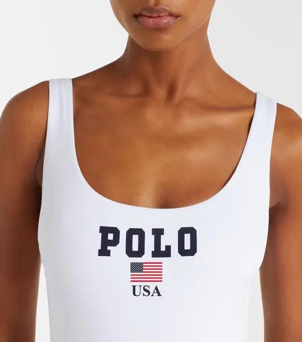 Polo Ralph Lauren Logo One-piece Swimsuit