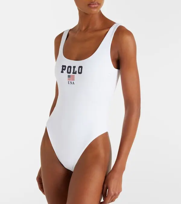 Polo Ralph Lauren Logo One-piece Swimsuit