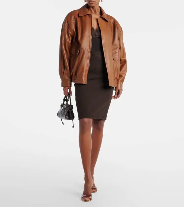 GIANVITO ROSSI Sofia Leather-trimmed Pvc Mules - Brown