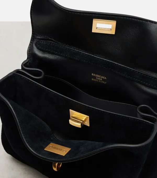 Balenciaga Rodeo Mini Suede Top-handle Bag
