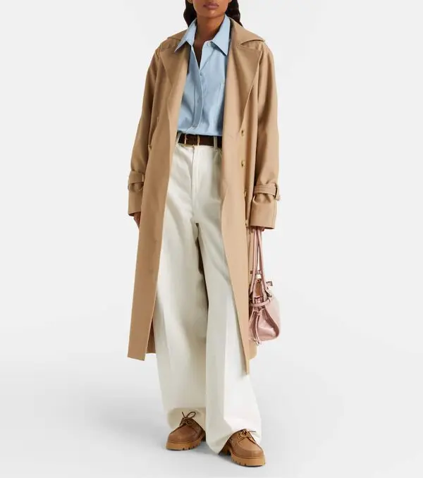 GIANVITO ROSSI Olonne Leather Boat Shoes