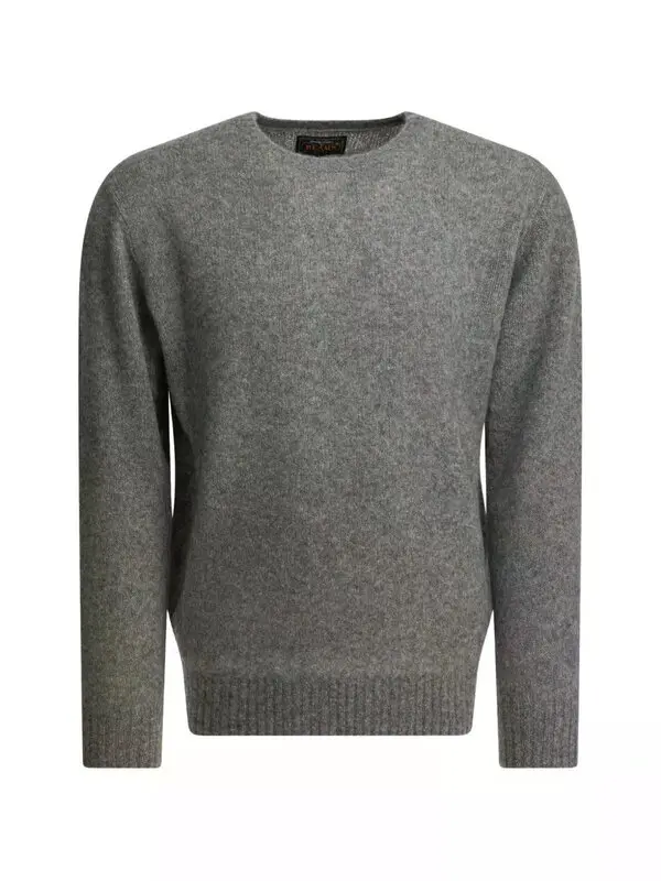 BEAMS Crew-neck Sweater - Grey