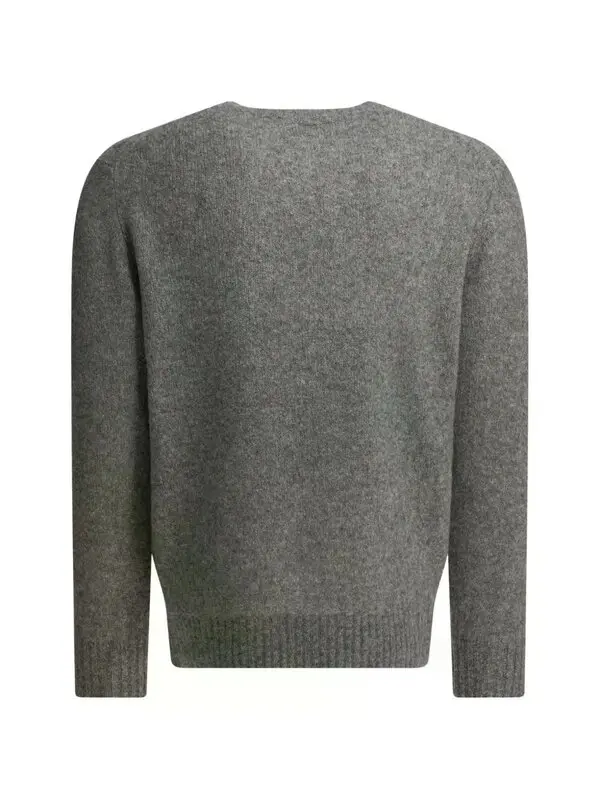 BEAMS Crew-neck Sweater - Grey