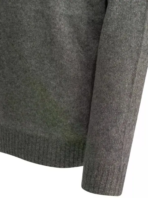 BEAMS Crew-neck Sweater - Grey
