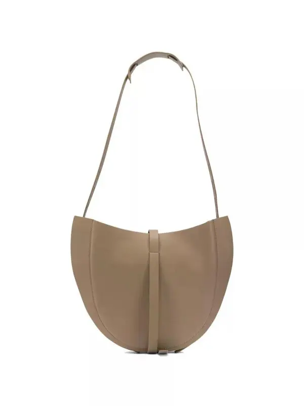 MINOBOSSI Half-circle Leather Shoulder Bag