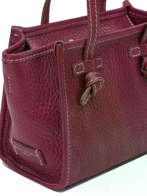 GIANNI CHIARINI Miss Marcella Leather Tote Bag - Red