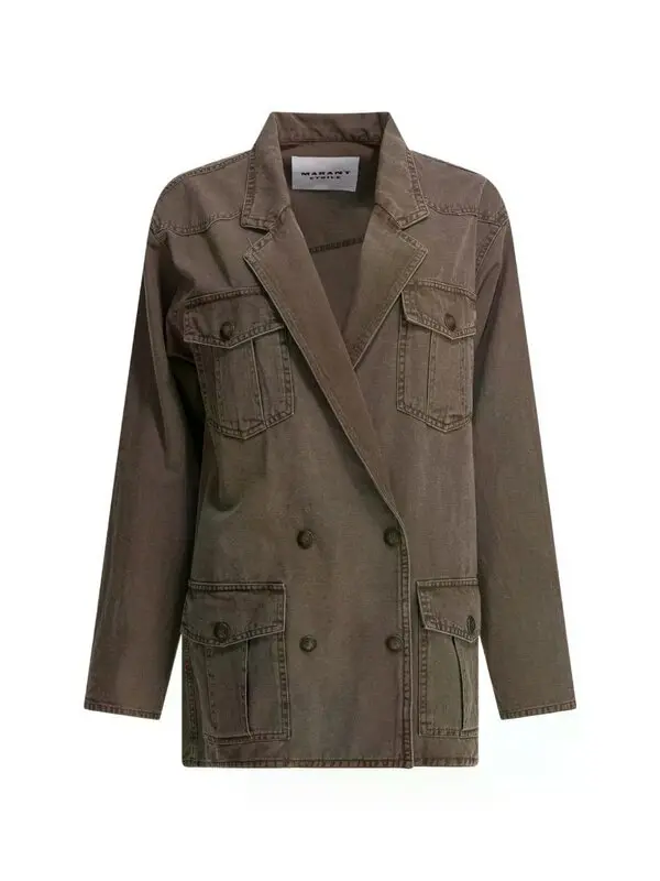 MARANT ETOILE Button Cotton Coat