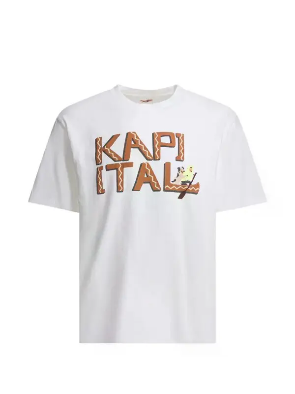 Kapital Logo-print T-shirt - White
