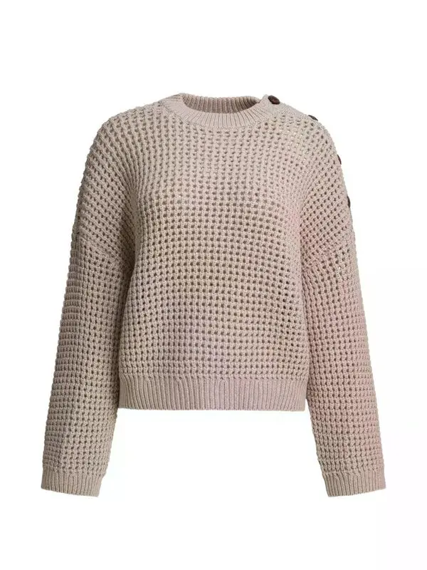 Brunello Cucinelli Buttoned-shoulder Sweater