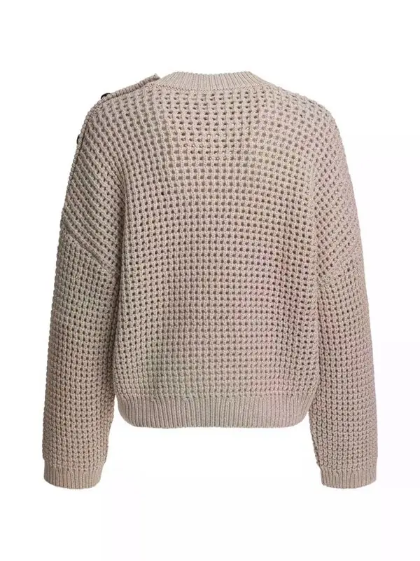 Brunello Cucinelli Buttoned-shoulder Sweater