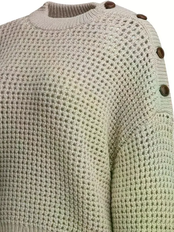 Brunello Cucinelli Buttoned-shoulder Sweater