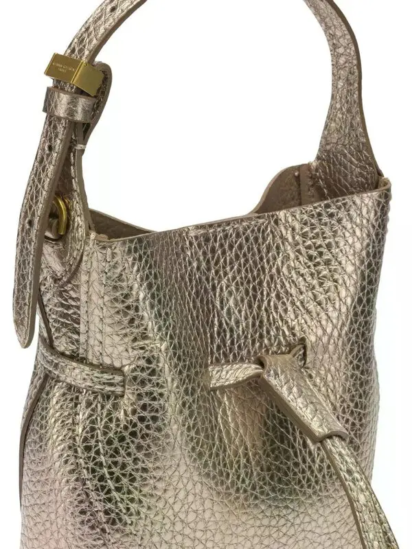 GIANNI CHIARINI Metallic-effect Bucket Bag
