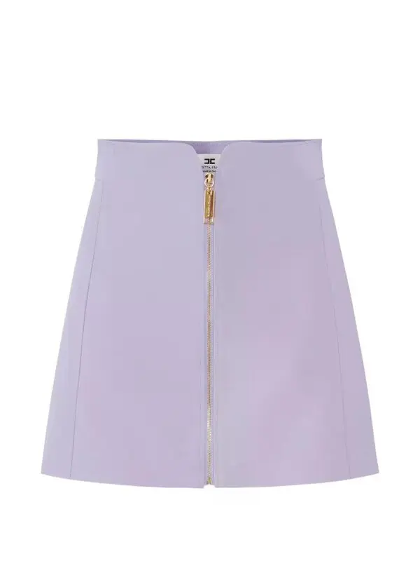 Elisabetta Franchi Zip-front Mini Skirt