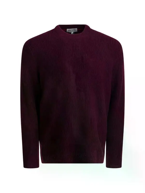ALEX MILL Ribbed Knit Sweater - Red