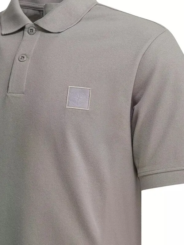 Stone Island Logo-patch Polo T-shirt